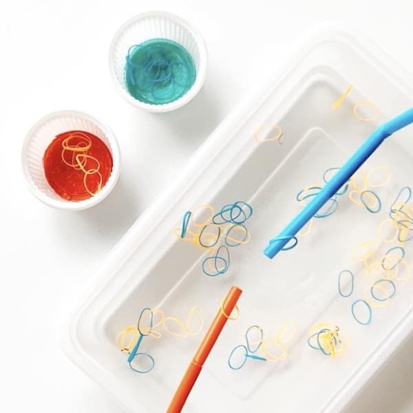 Fine Motor Activity With Rubber Bands - CHANAFAVORS