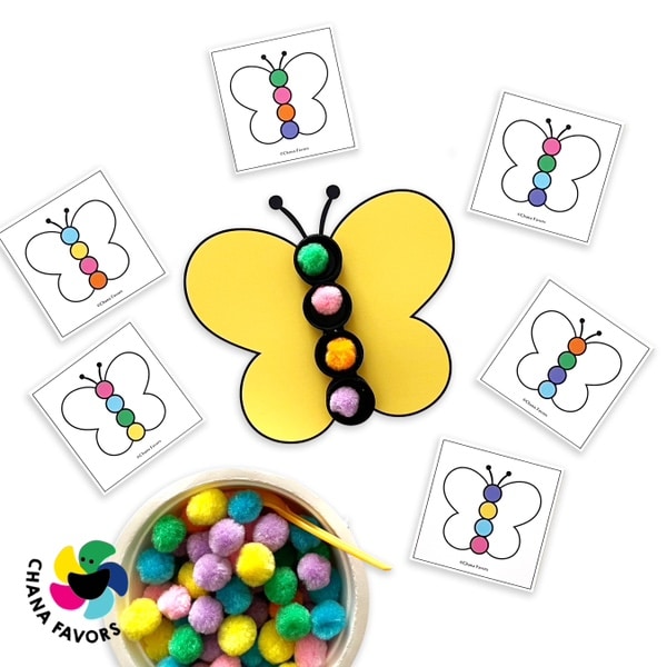Butterfly Pom Pom - CHANAFAVORS